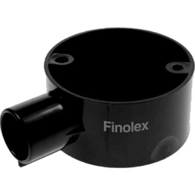 Circular Box - Terminal (1 Way) With Screw & Lid | Finolex Cables.