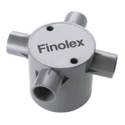 Deep Circular Box -Intersection (4 Way) | Finolex Cables.