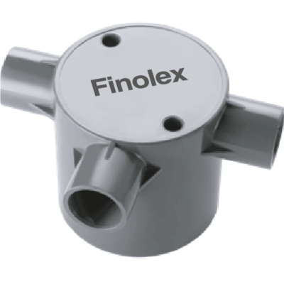 Deep Circular Box -Tee (3 Way) | Finolex Cables.