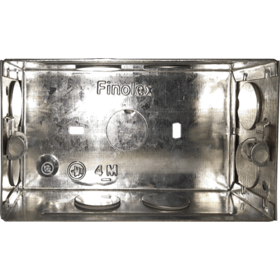 4 Module GI Metal Box | Finolex Cables.