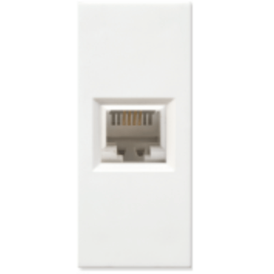 RJ 11 TELEPHONE SOCKET WITH SHUTTER | Finolex Cables.